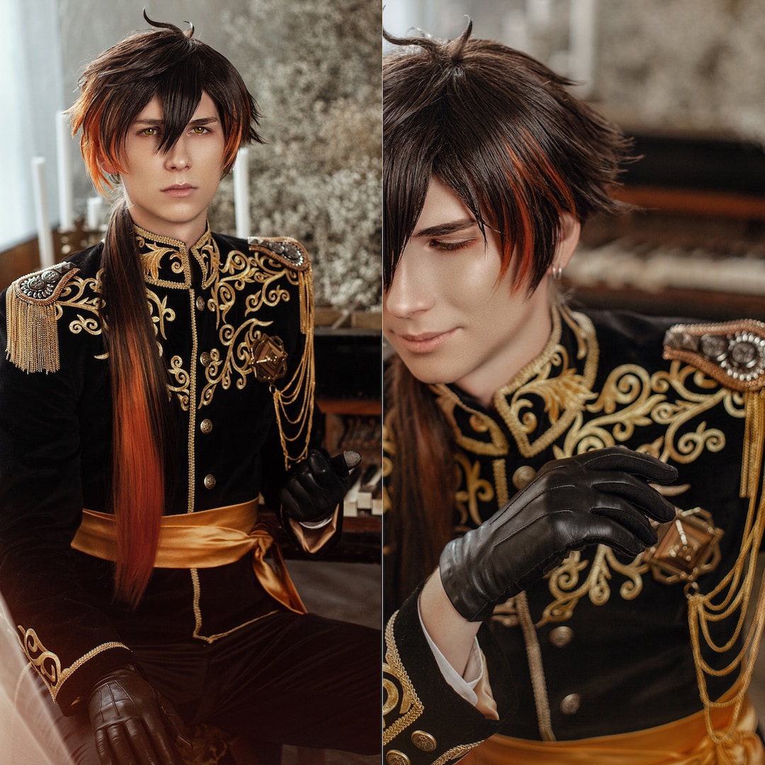 Genshin Impact Zhongli Inspired Cosplay Costume, Handmade Cosplay ...