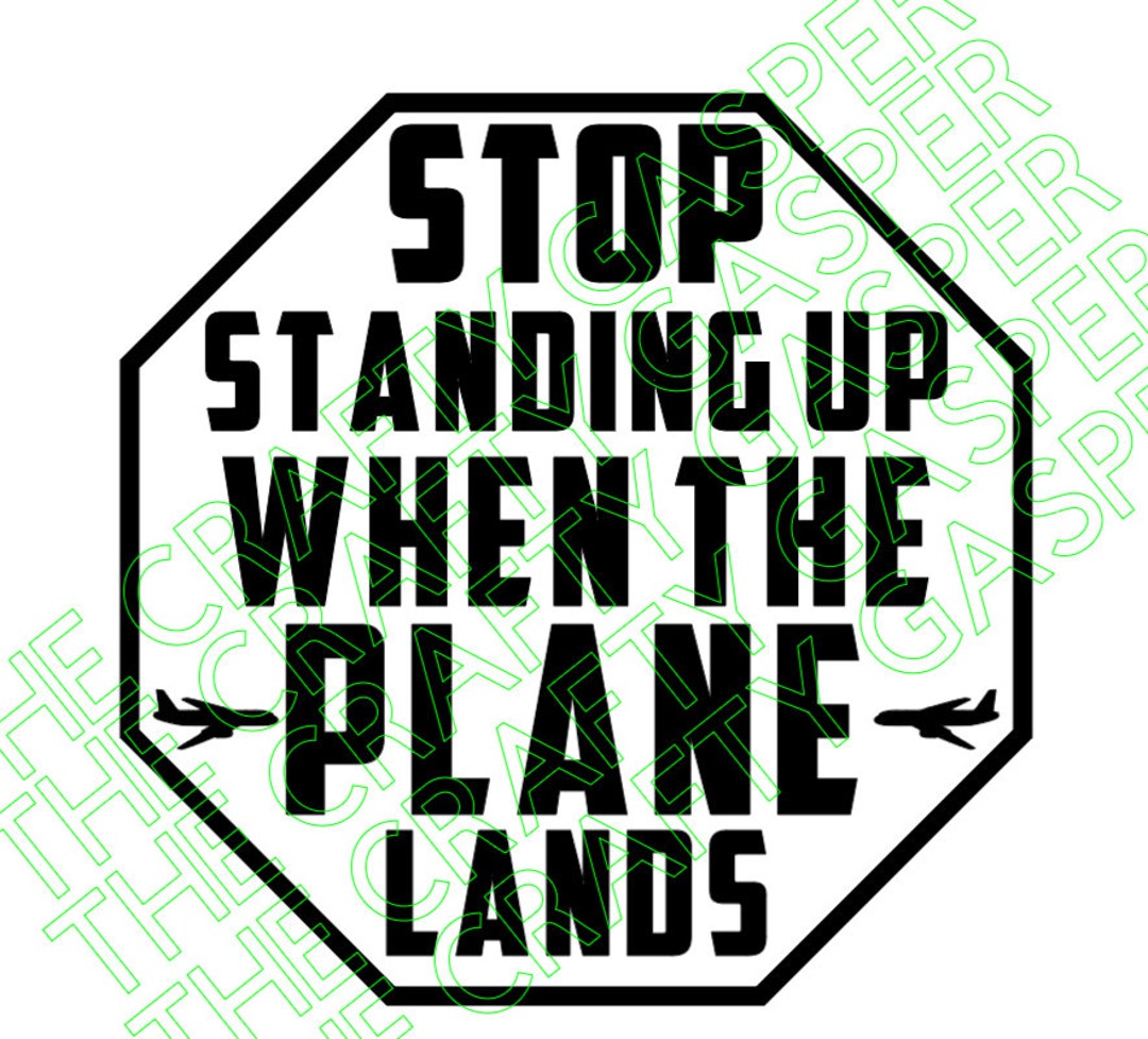 Stop Standing SVG - Etsy