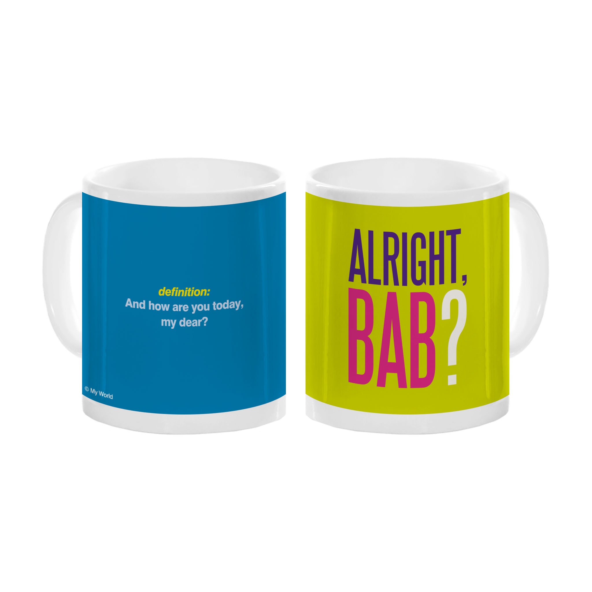 Alright Bab Ceramic Mug With Definition Brummie Phrase Gift - Etsy