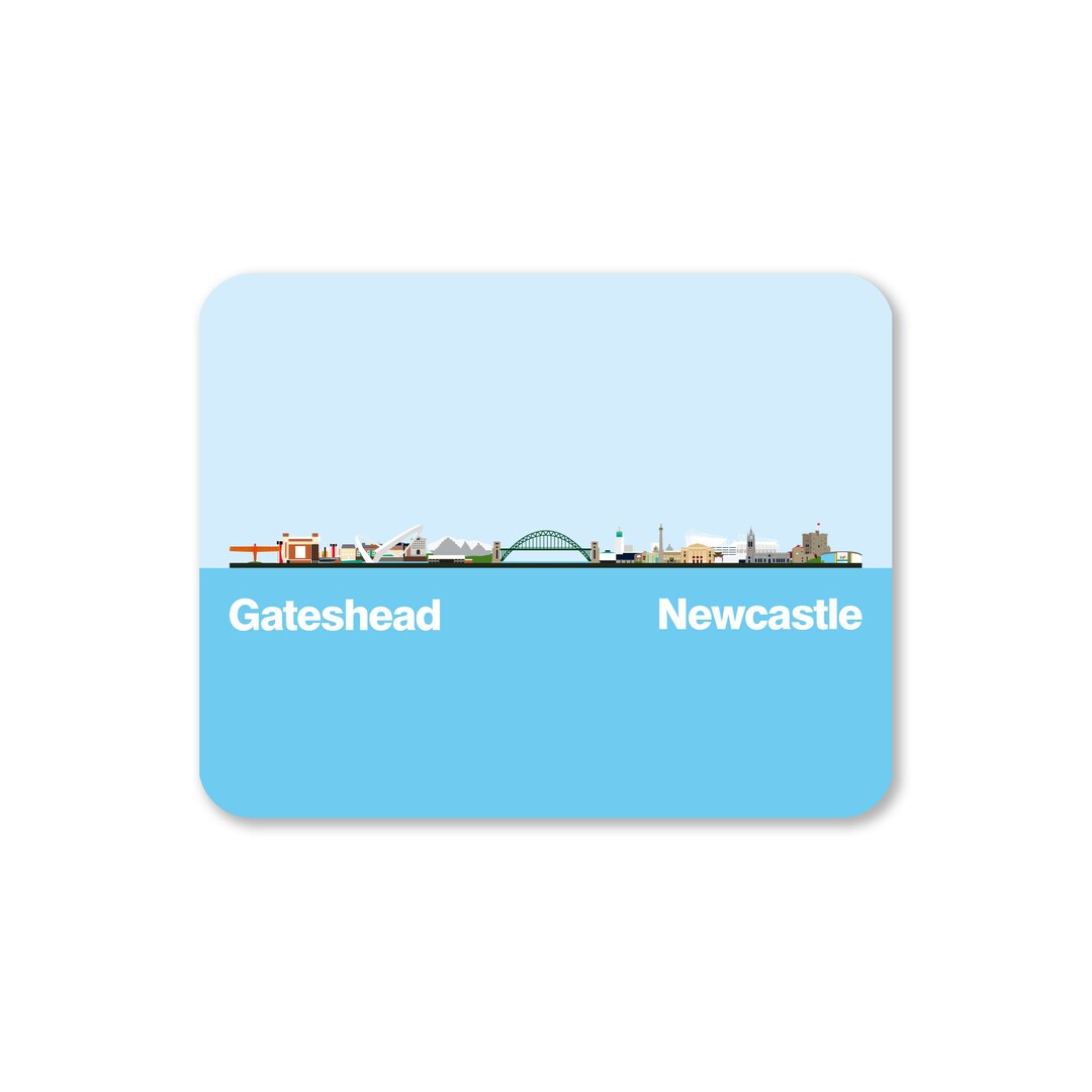 Newcastle Gateshead Skyline Coaster (tyneside) - Etsy UK