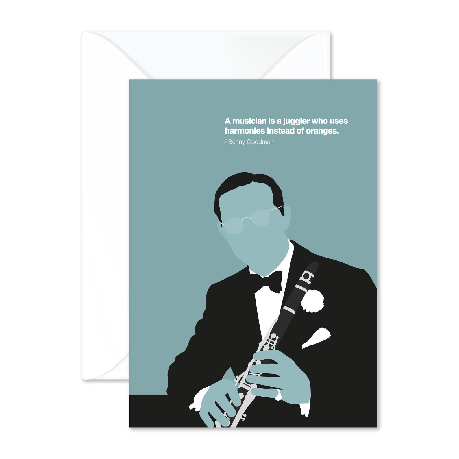 Benny Goodman - Greeting Cards for Jazz Fans - Etsy