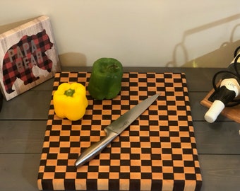 Edge Grain Butcher Block Cutting Board - Etsy