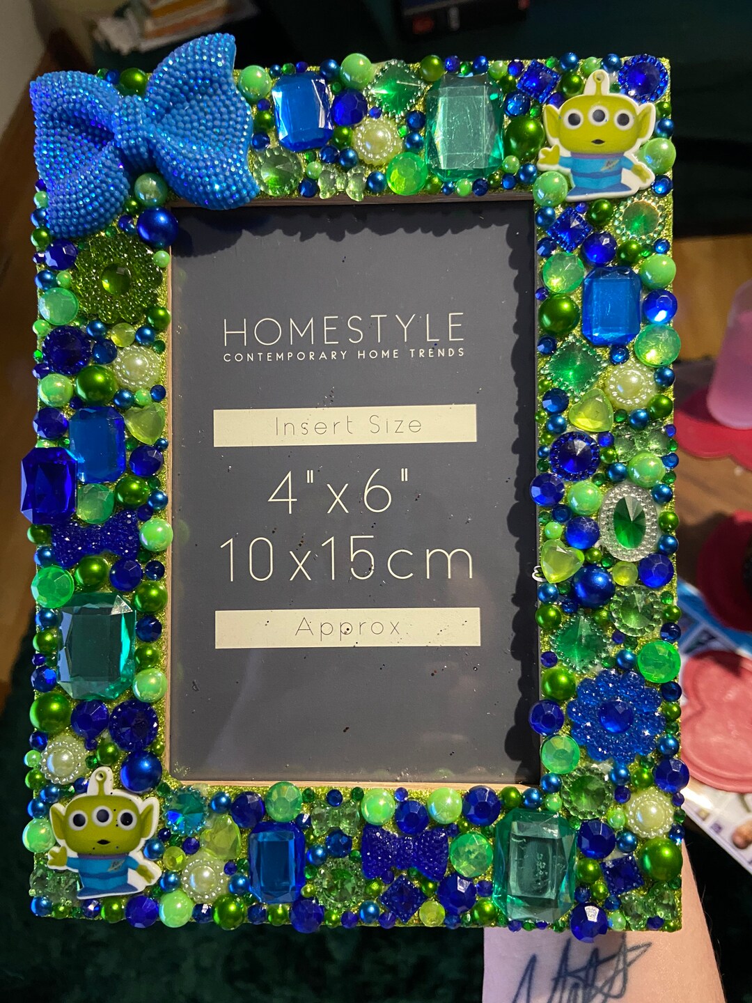 Toy Story Alien Inspired Rhinestone Pearl Photo Frame - Etsy