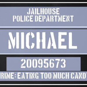 Printable Mugshot Sign Board Template - Etsy Australia