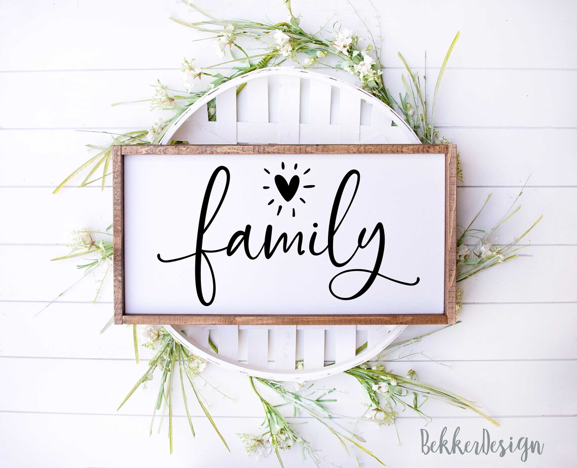 Family sign svg Family svg Wood sign svg home svg welcome | Etsy