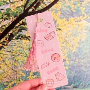 Adorable Bookmark With Tassel and Bakery Motifs Sweet Treats - Etsy