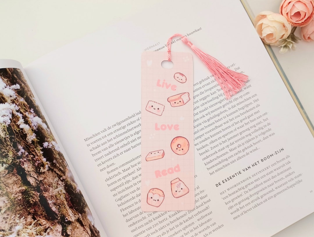 Adorable Bookmark With Tassel and Bakery Motifs Sweet Treats - Etsy