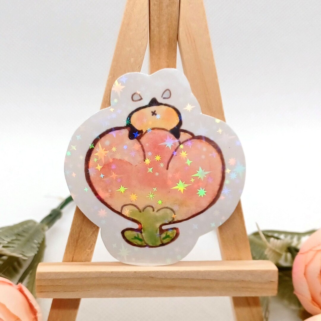 Cute Sticker: Bumble Butt - Bujo Stickers - Sparkly Pastel DIY Decor - Etsy