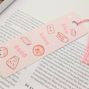 Adorable Bookmark With Tassel and Bakery Motifs Sweet Treats - Etsy