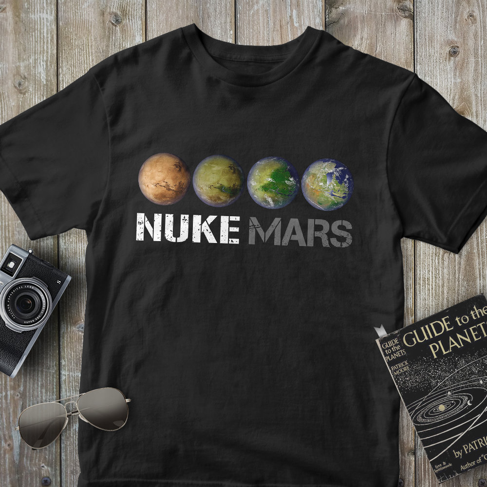 Nuke Mars unisex T-shirt - Etsy