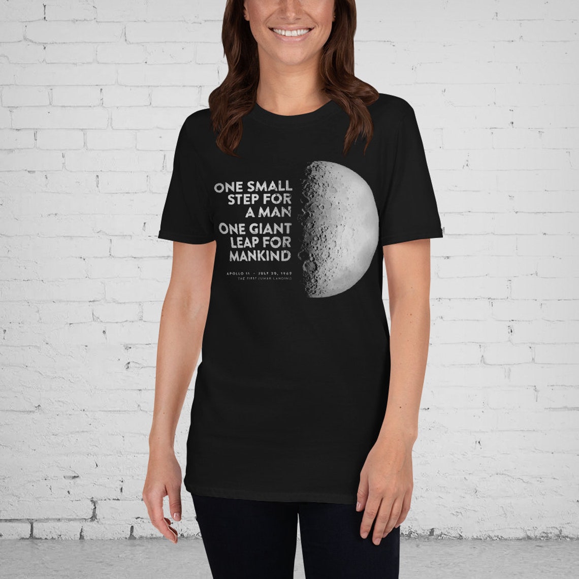 One Small Step for A Man One Giant Leap for Mankind Apollo - Etsy