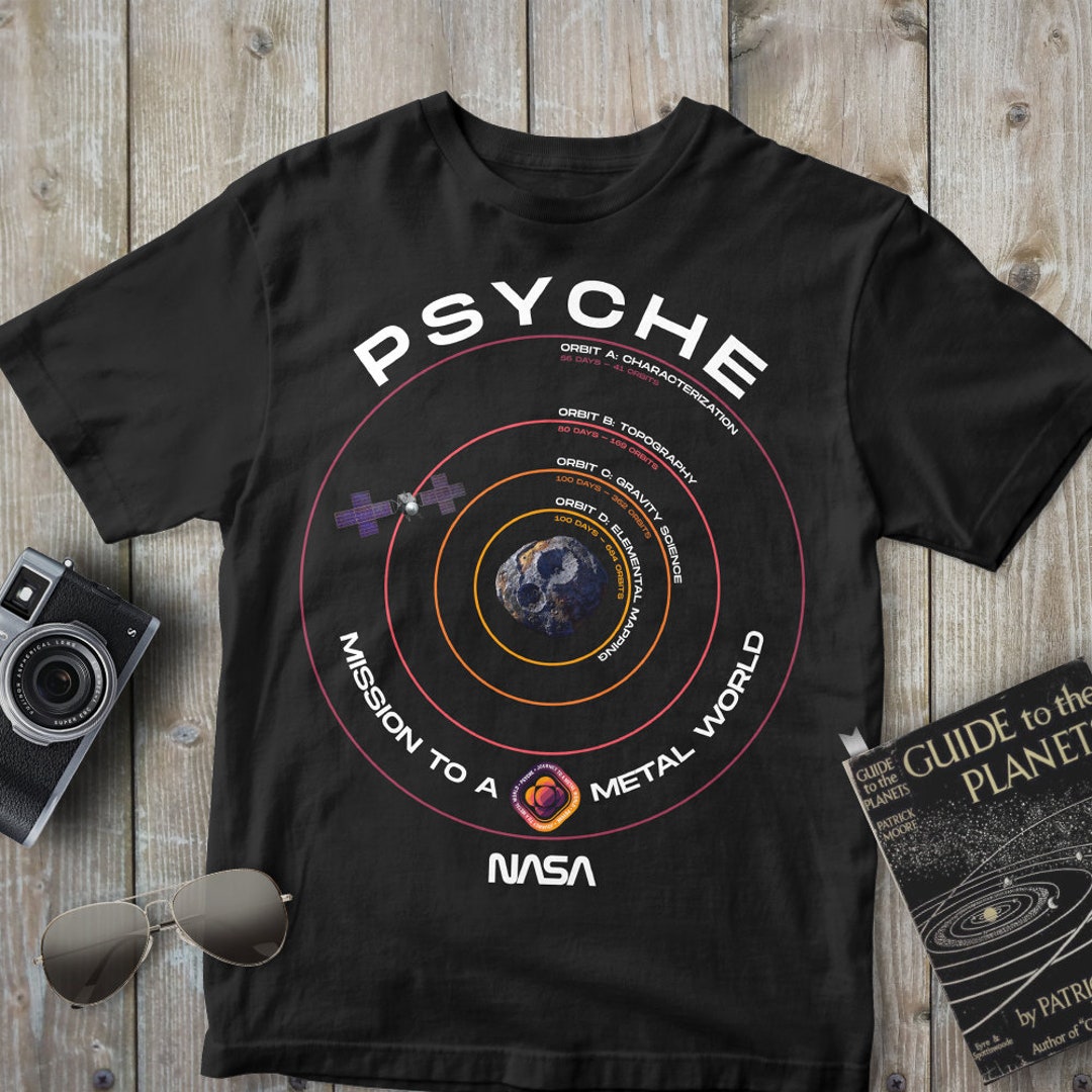 Nasa Psyche Shirt | Psyche Asteroid Orbit Diagram Shirt | Unisex ...
