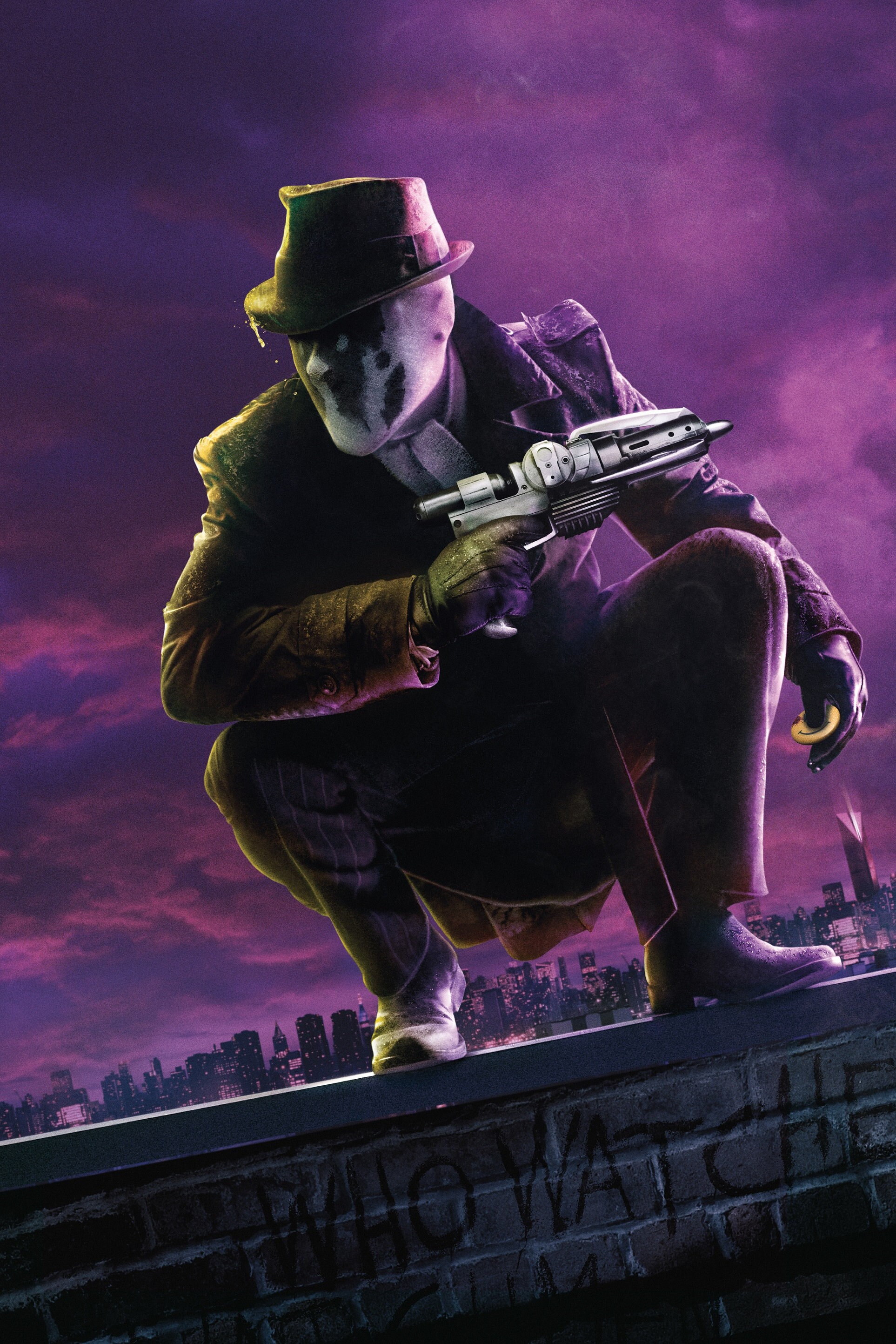 Rorschach Watchmen Nite Owl Comedian Silk Spectre Dc Superhero Etsy