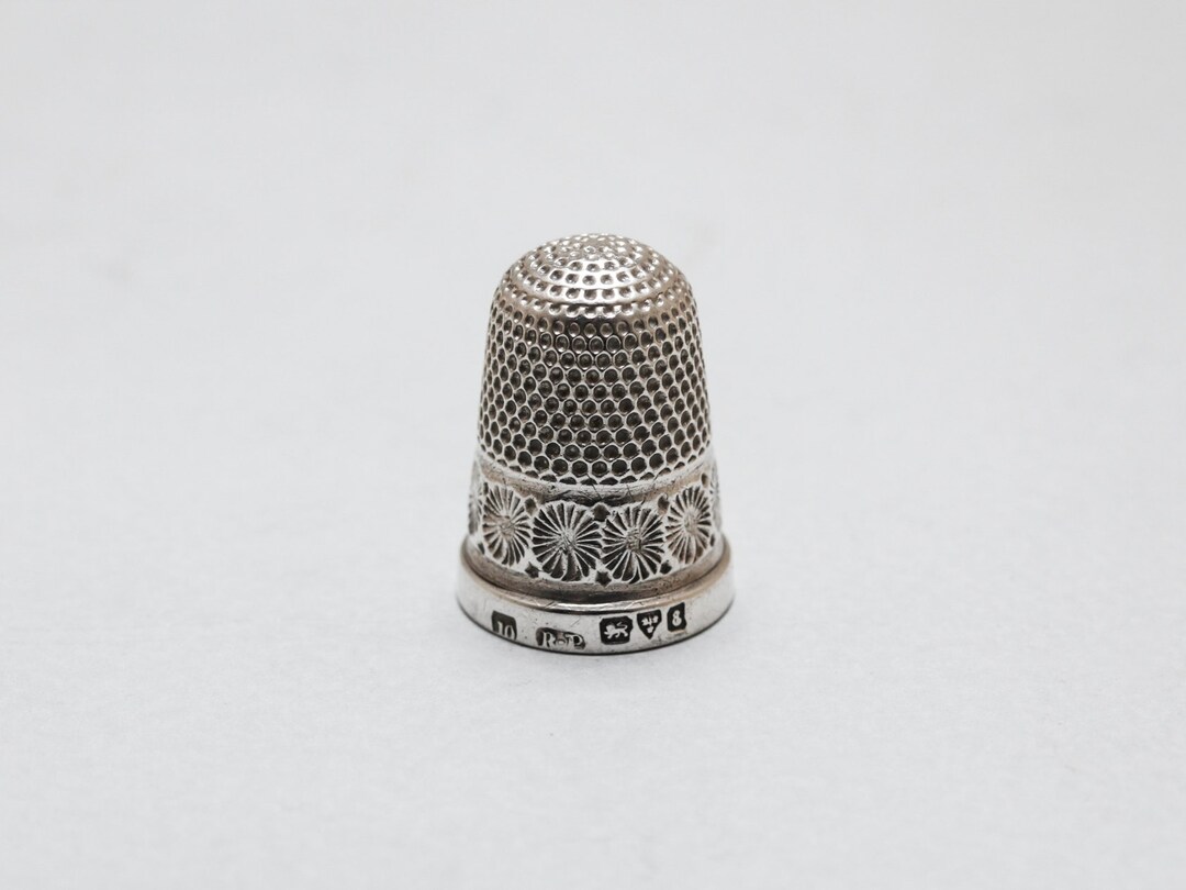 Vintage Hallmarked Silver Thimble. 14mm Inside Diameter. 4.2g - Etsy