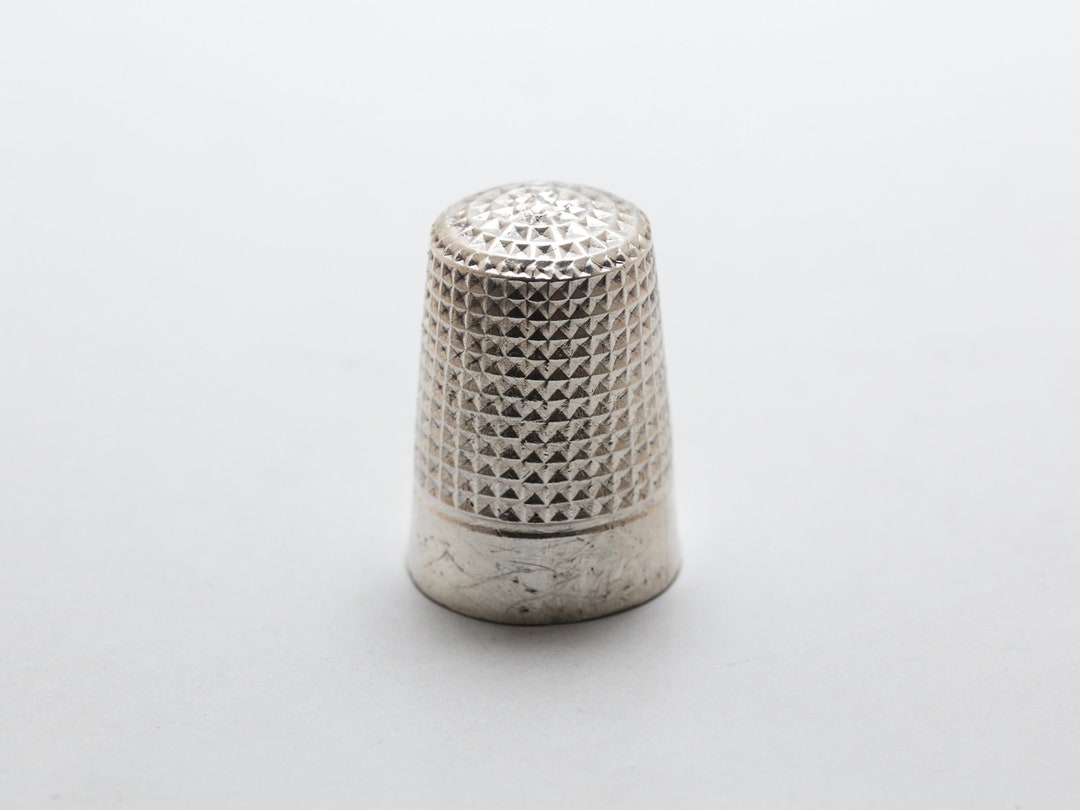 Vintage Sterling Silver Hallmarked Thimble - Etsy