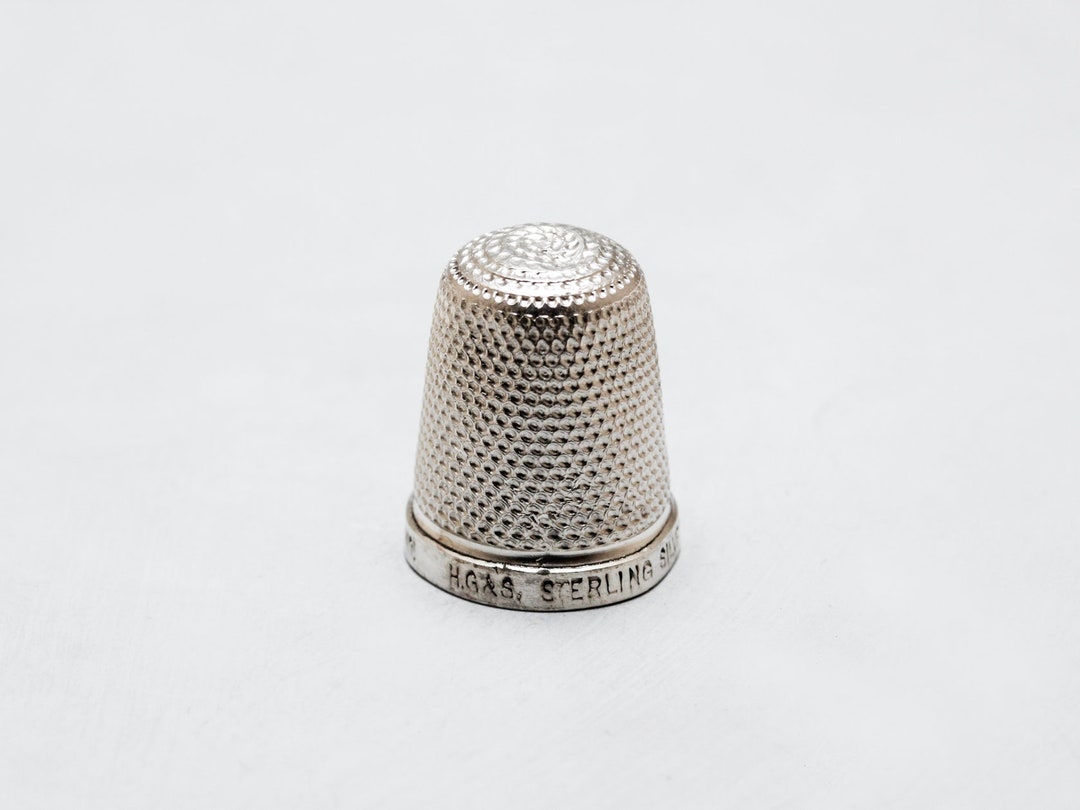 Vintage Sterling Silber Fingerhut - Etsy.de