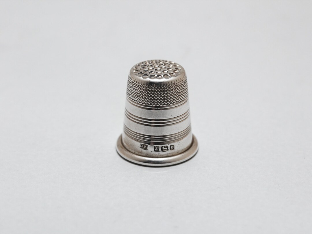 Vintage Hallmarked Silver Thimble. 16mm Inside Diameter. 2.97g - Etsy