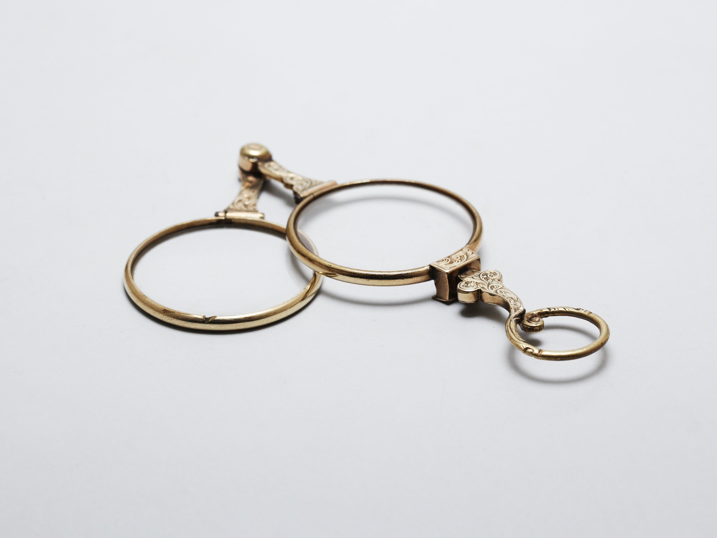 Vintage Gold Plated Magnifying Reading Glasses - Etsy
