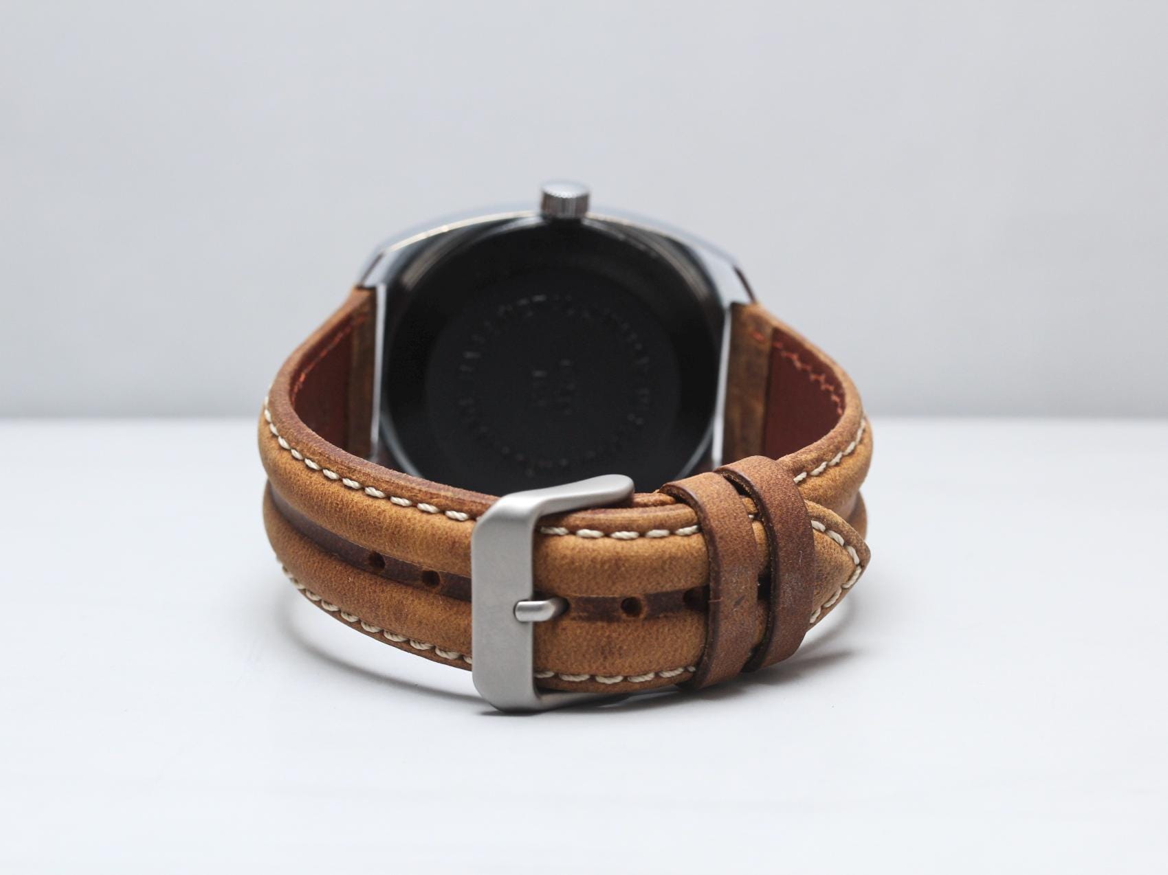 1960's Neico Watch With a Brown Strap - Etsy