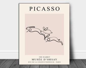 Picasso Line Drawing - Etsy UK