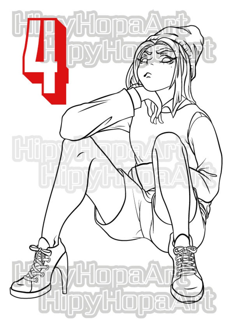 Printable A4 Coloring Page Printable Premium Cute Digital - Etsy