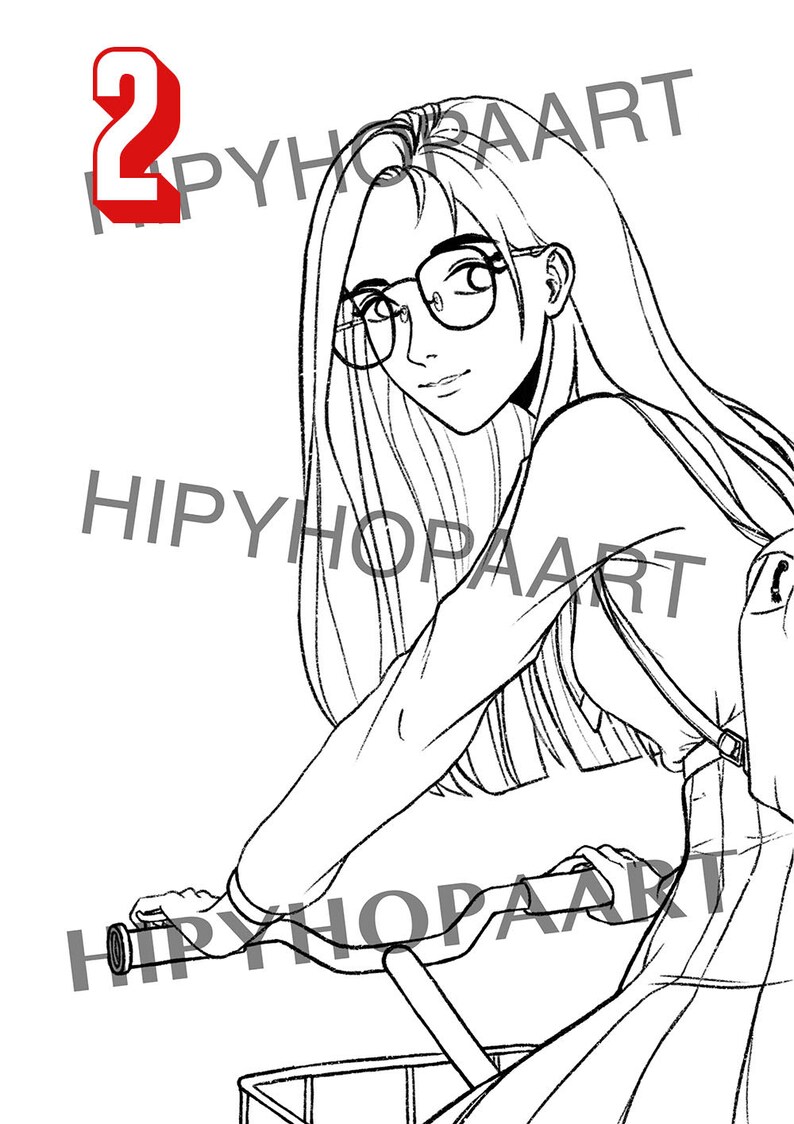 Printable A4 Coloring Page Printable Premium Cute Digital - Etsy