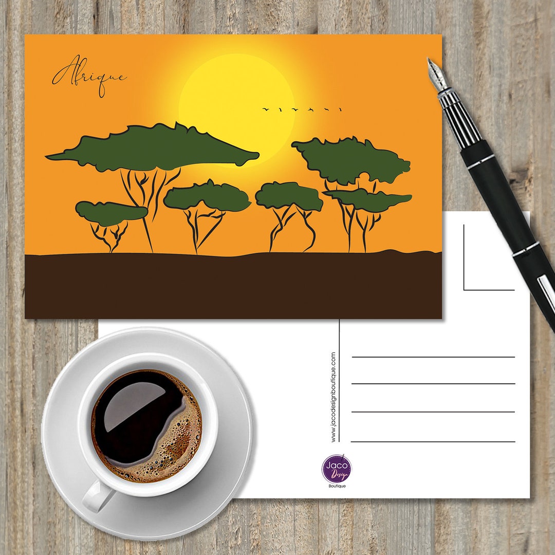 Discover the World Postcards Wonders of the World Illustration ...