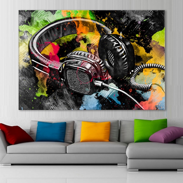 Headphone Artwork - Etsy