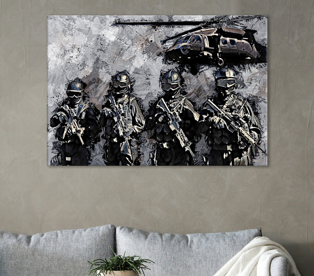 Special Forces Print, Military Artwork, Soldiers Wall Art, Army Rangers ...