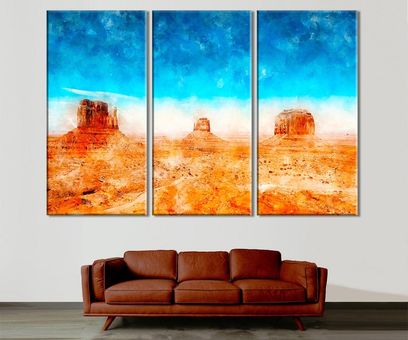 Monument Valley Wall Decor Monument Valley Print Rocks | Etsy