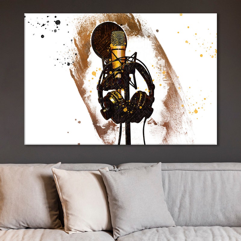 Microphone Art - Etsy