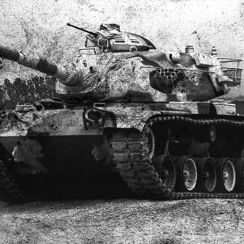 M60 Patton Canvas Print M60 Poster Patton Tank Wall Decor | Etsy