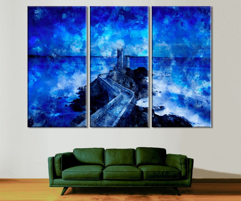 Lighthouse Canvas Lighthouse Print High Quality Canvas - Etsy