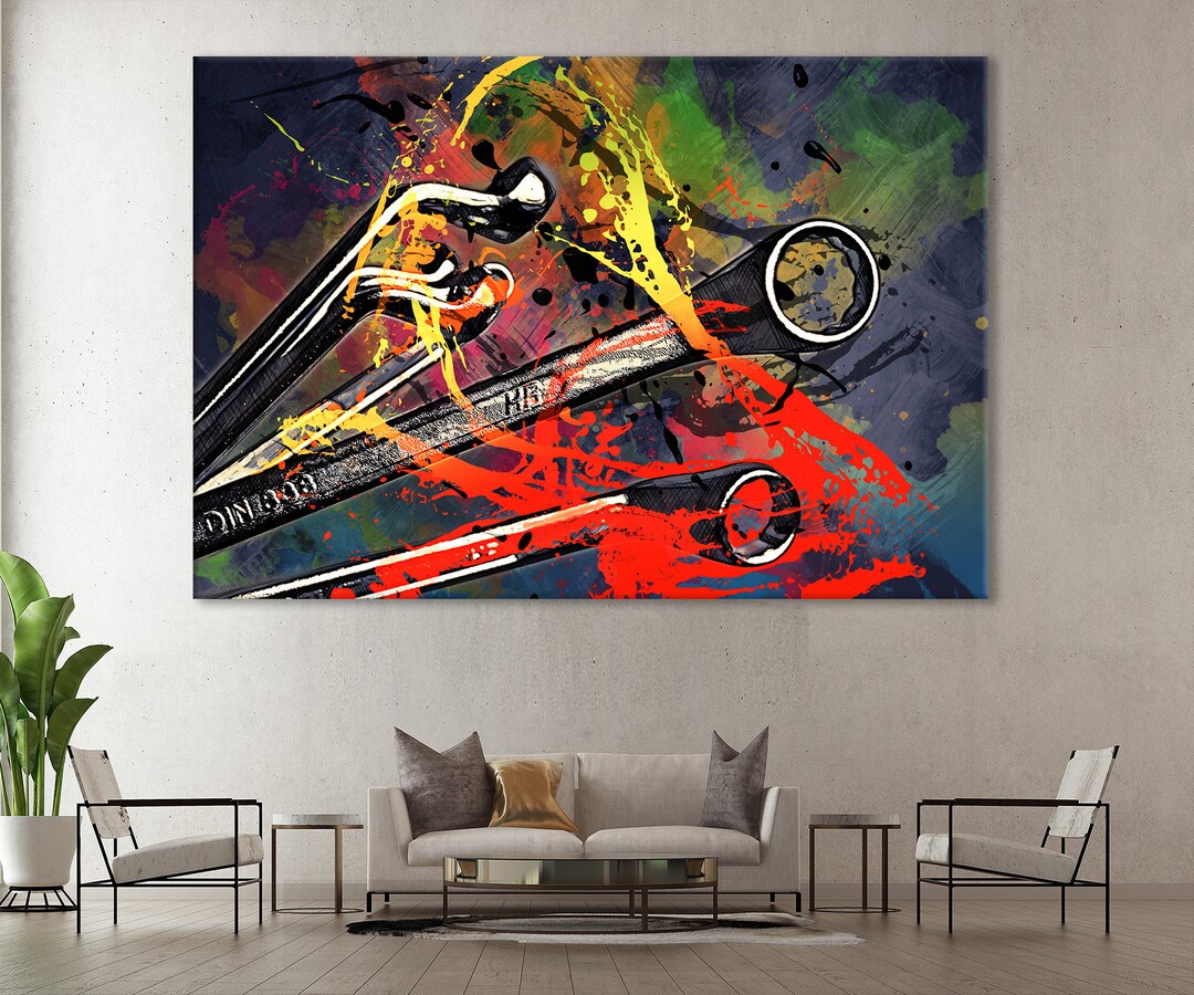 Spanners Canvas Print: Mechanic Tool Wall Decor - Etsy