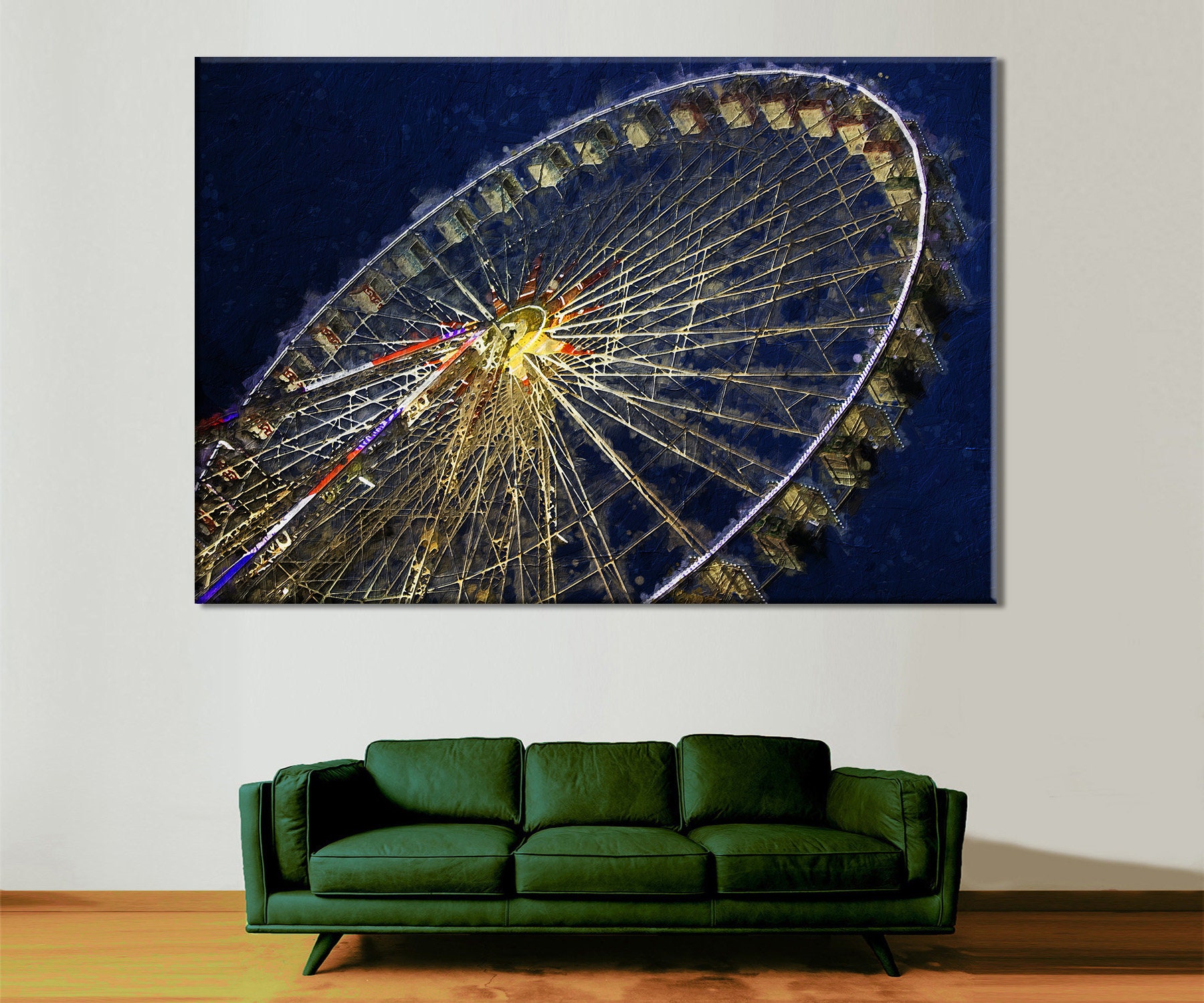 Abstract Ferris Wheel