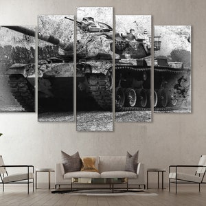 M60 Patton Canvas Print, M60 Poster, Patton Tank Wall Decor, Army Tank ...