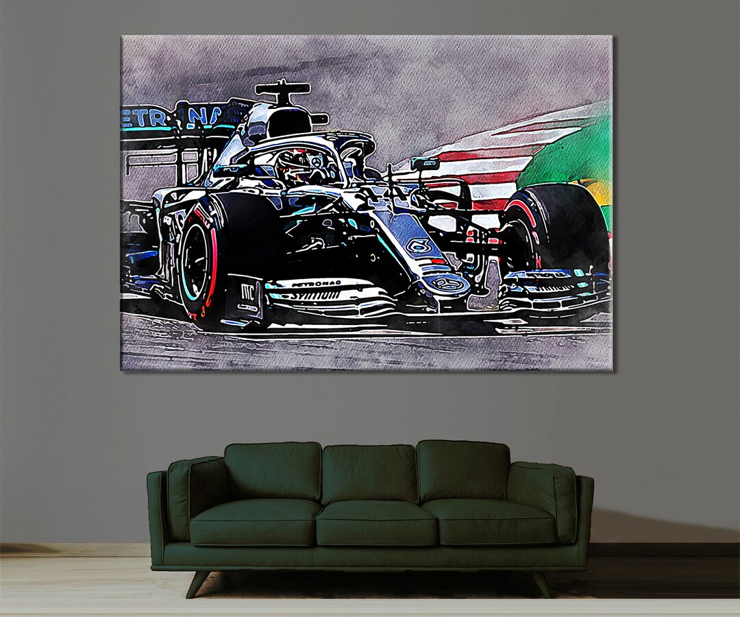 Formula One Lewis Hamilton Print, Formula 1 Print, Racing Print ...
