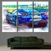 Ford Mustang Canvas Race Car Wall Art Ford Mustang Painting - Etsy