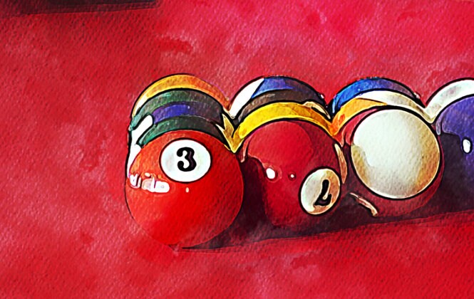 Pool Table Canvas Art Billiards Wall Art Billiards Print - Etsy