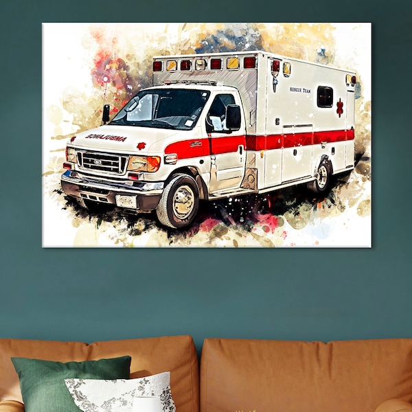 Ambulance Poster - Etsy