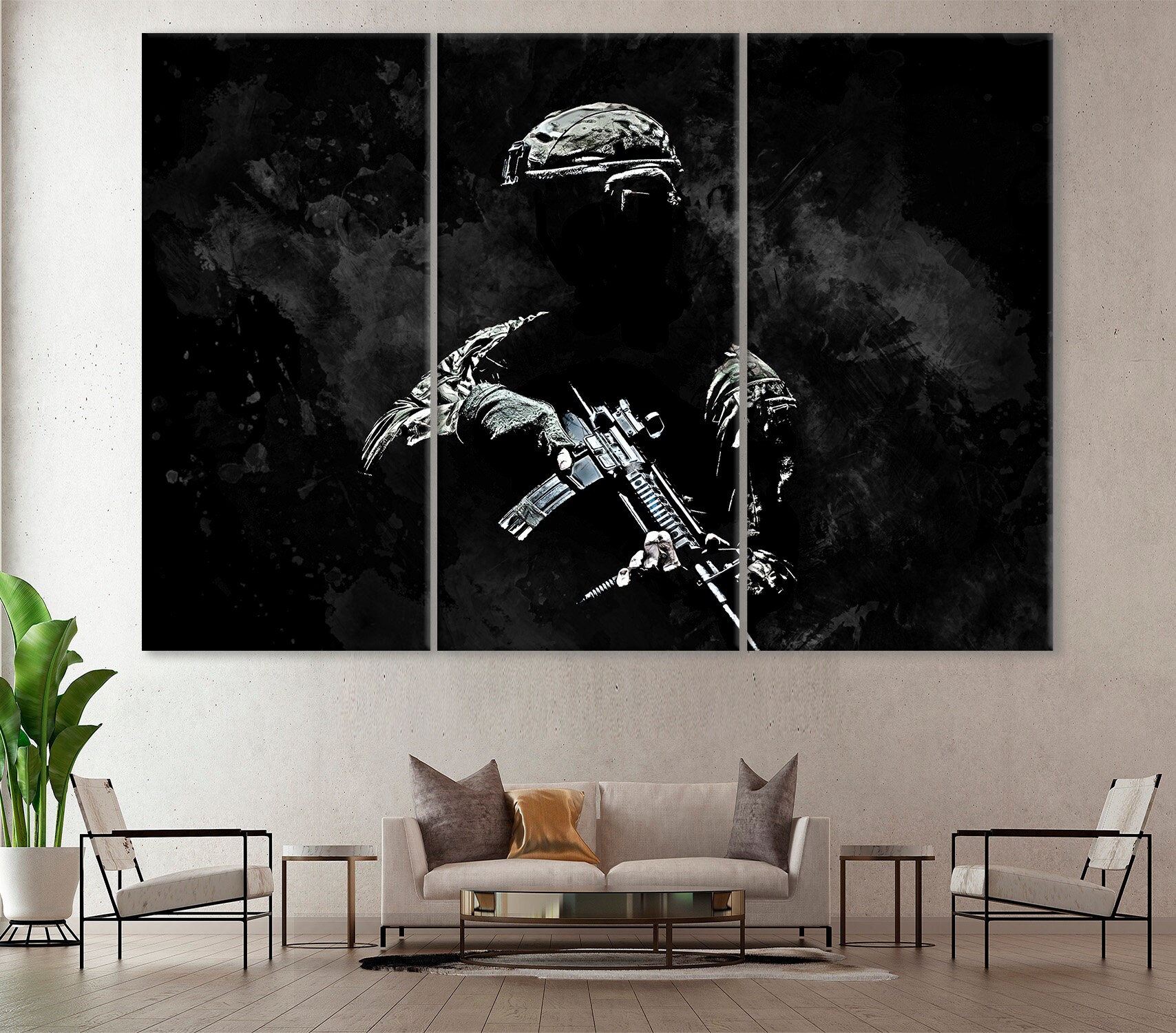 Special Forces Canvas Print, Military Wall Art, Soldier Decor - Etsy