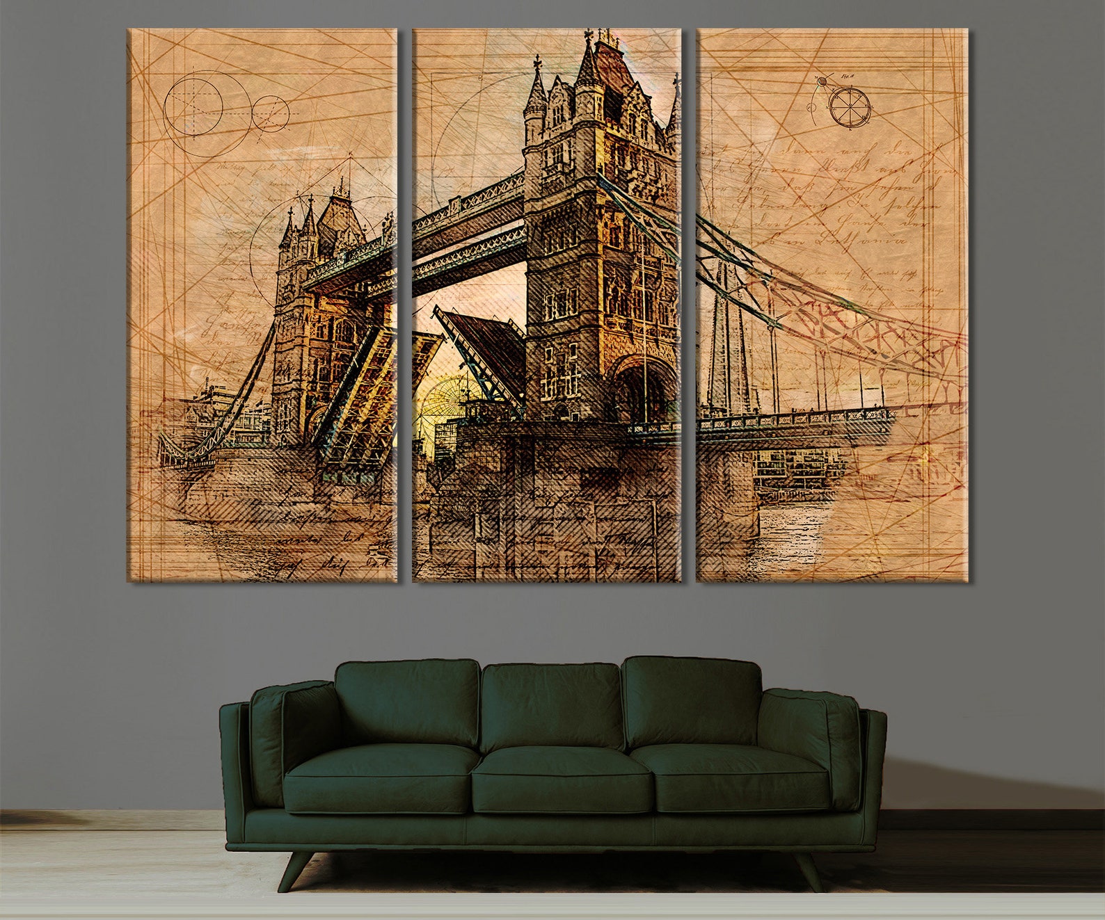 Tower Bridge Canvas Print, Tower Bridge Wall Art, London Print, London ...