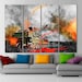 Paladin M109A6 Canvas, Howitzer Poster, Gray Available, Artillery Wall ...
