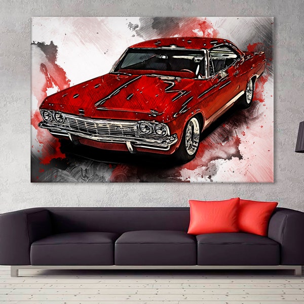 1965 Chevy Impala Poster - Etsy