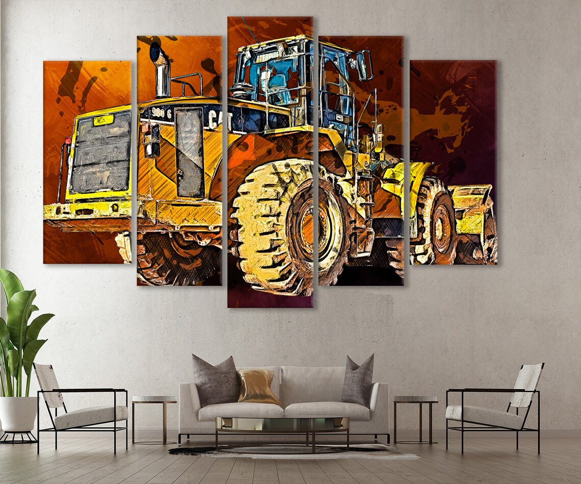 Caterpillar 980G Canvas Wheel Loader Print CAT 980g Poster | Etsy