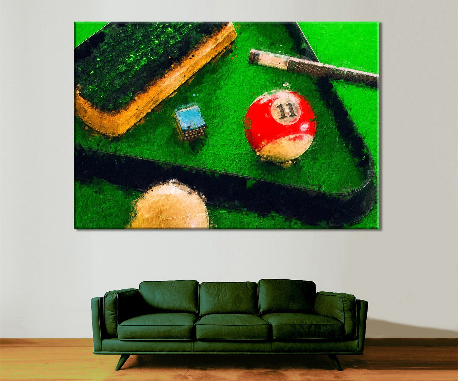 Billiards Pool Canvas Pool Table Wall Art Billiards Print - Etsy