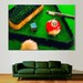 Billiards Pool Canvas, Pool Table Wall Art, Billiards Print, Pool Hall ...