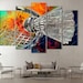 Badminton Racket & Shuttlecock Canvas Print: Colorful Sports Wall Art ...