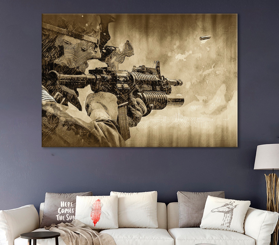 Special Forces Canvas, Military Print, Soldier Wall Decor, Army Rangers ...