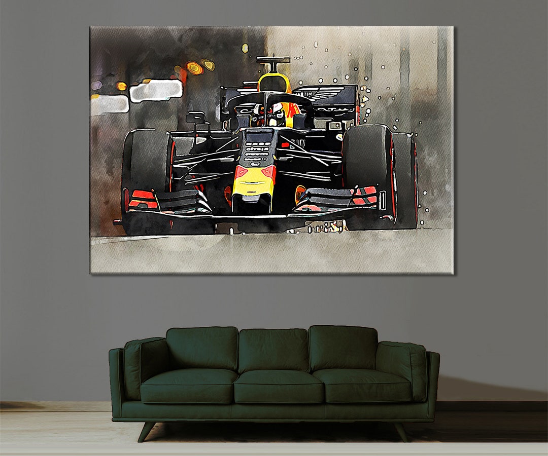 Max Verstappen Formula One, F 1 Canvas Sport, Race Print Room Decor, F ...